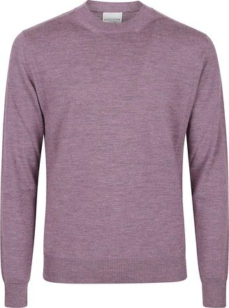 Ballantyne Homme, Pulls, Violet, Taille: 2XL Pull ras du cou uni