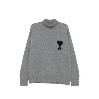 Ami Ami De Coeur Roll-neck Sweater