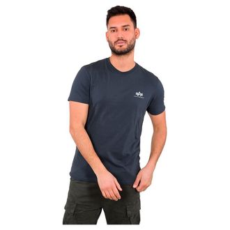 Alpha Industries Alpha Industries Herren Basic T Small Logo T-Shirt, Navy, M