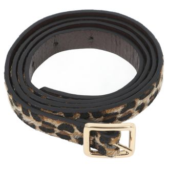 Garneck Damen G&uuml;rtel Mit Leopardenmuster Aus PU-Leder - Eleganter Leoprint in Bronze 105 Cm Lang 3 3 Cm Breit Ideal F&uuml;r Jeans Und Kleider Perfekt F&uuml;r Jeden An