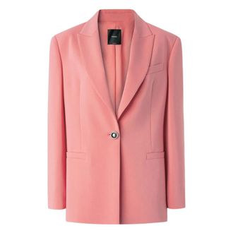 Pinko Pinko, Femme, Vestes, Rose, Taille: 38 FR Blazer Rose Décontracté