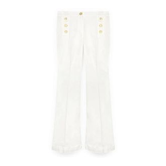 Fiorella Rubino Damen, Hosen, Wei&szlig;, 2XLGr&ouml;&szlig;e