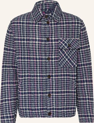 Etro Etro Boucl&eacute;-Overjacket blau