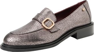 Fred De La Bretoniere Damen ILAY with Buckle Loafer, Black, 39 EU