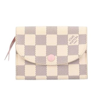 Louis Vuitton Portefeuille Pre-owned en toile Damier Azur - Femme - Pre-owned - Beige - Taille: ONE Size