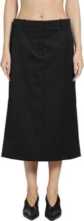 Fendi Grain De Poudre Midi Skirt