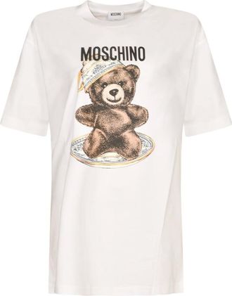 Moschino Homme, Tops, Blanc, Taille: XL Collection de T-shirts et Polos élégants