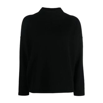 Gentryportofino Femme, Pulls, Noir, Taille: 40 FR Col roul&eacute;s