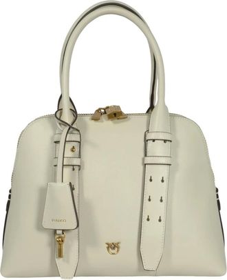 Pinko Pinko, Femme, Sacs, Blanc, Taille: ONE Size Escape Bag Bowling Medium