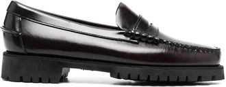 Sebago Sandalen - Bordeaux Leather Sandals With Polished Finish - Gr. 8 - in Schwarz - für Damen