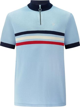 Merc Herren Brooke Poloshirt Sweater, himmelblau, M