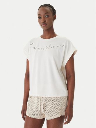 Emporio Armani T-Shirt EW000616 AF20243 U1131 Wei&szlig; Regular Fit