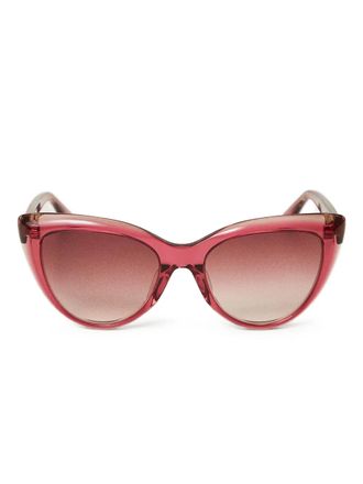 Twin-Set lunettes de soleil &agrave; monture papillon - Rose