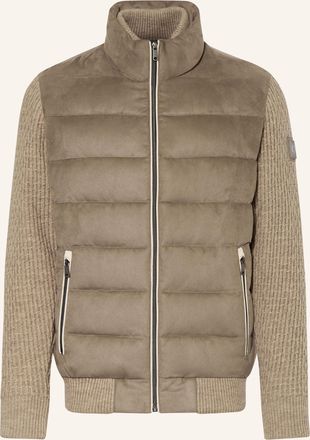 Milestone Blouson Msdean Im Materialmix gruen