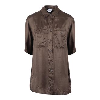 Aspesi Damen, Blusen & Hemden, Braun, LGr&ouml;&szlig;e