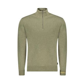 Pepe Jeans London Homme, Pulls, Vert, Taille: 2XL Half Zip Sweater