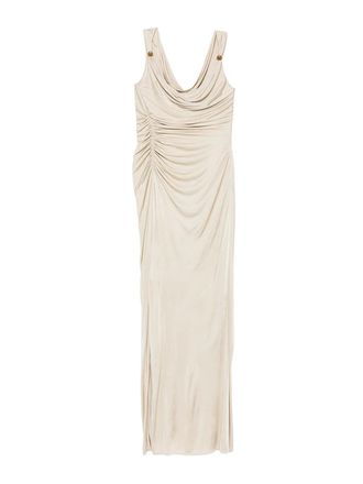 Versace Robe Au Genou - Cr&egrave;me