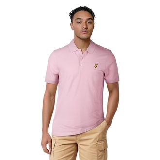 Lyle & Scott Poloshirt f&uuml;r Herren, kurz&auml;rmlig (Hellrosa)