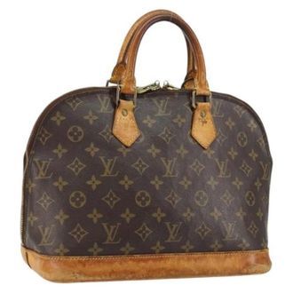 Louis Vuitton Sac &agrave; main en toile Pre-owned - Femme - Pre-owned - Brun - Taille: ONE Size