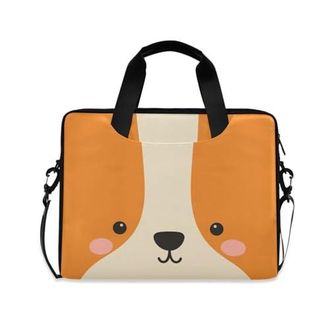 Alaza Sac pour ordinateur portable de 40,6 à 15,6 pouces - Motif tête de pingouin gris - Sac pour ordinateur portable de 40,6 à 15,6 - Sac fourre-tout pour 