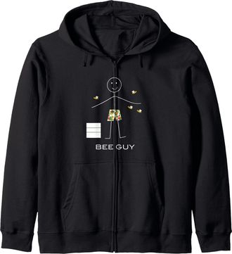 Whyitsme Design Lustige M&auml;nner Imker, Bienen, Junge Imker Geschenke Kapuzenjacke