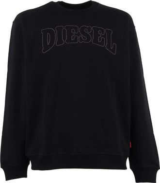 Diesel Homme, Sweatshirts et sweats &agrave; capuche, Noir, Taille: M S-Norm-V10 Felpa