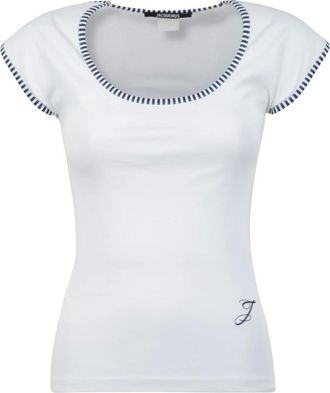 Jacquemus Femme, Tops, Blanc, Taille: 42 FR Le T-Shirt Espiral