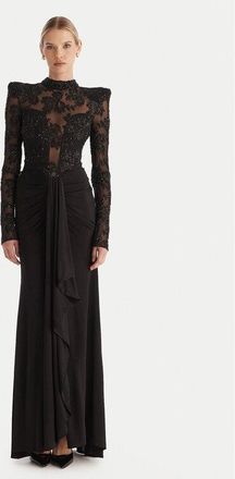 BABYLON Abendkleid S00840 Schwarz Regular Fit