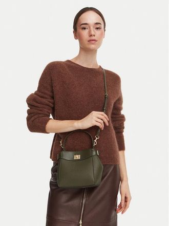 Calvin Klein Handtasche Mix Media Crossbody LV04F3885G Dunkelgr&uuml;n