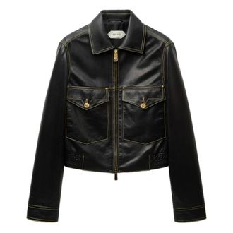 Versace Damen, Jacken, Schwarzk, SGr&ouml;&szlig;e