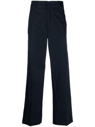 Barena pantalon droit à taille mi-haute - Bleu