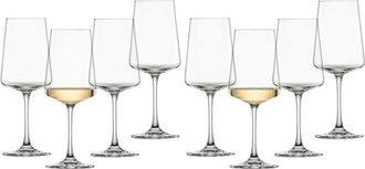 Schott Zwiesel Weissweinglas MioVino (4er-Set), moderne Weingl&auml;ser f&uuml;r Wei&szlig;wein, sp&uuml;lmaschinenfeste Tritan-Kristallgl&auml;ser, Made in Germany (Art.-Nr. 124050) (Packung