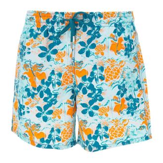 Vilebrequin Homme, Maillots de bain, Multicolore, Taille: S Moorea Jungle Turtles Swim Shorts