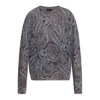 Etro Gemusterter Pullover - - Knitwear - Herren - Grau - M