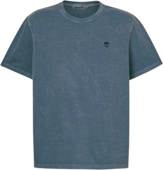 Timberland Homme, Tops, Bleu, Taille: L T-Chemises