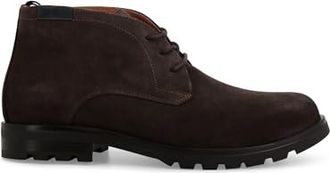 Melluso Bottines homme à lacets en daim marron u41155, marron, 40 EU