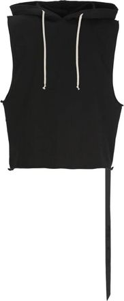 Rick Owens Kapuzen-Tunika - - Sweatshirts & Hoodies - Herren - Schwarzk - XL