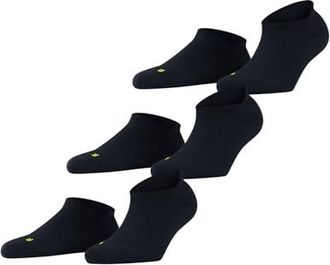 Falke Cool Kick Sneaker Multipack U Sn respirantes unies lot de 3 paires, Chaussettes basses Mixte, Bleu Marine 6120, 46-48