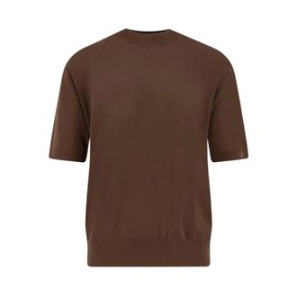 Laneus Homme, Tops, Brun, Taille: XL T-Shirt 100% Coton
