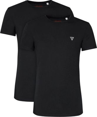 Guess 2er-Pack Stretch T-Shirts - Schwarz - - Tops - Herren - Schwarzk - M
