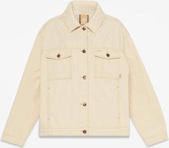 Timberland Trucker-Jacke aus Canvas f&uuml;r Damen in Beige, Damen, Beige, Gr&ouml;&szlig;e