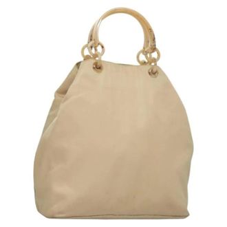 Prada Pre-owned Nylon sacs-main - Femme - Pre-owned - Beige - Taille: ONE Size