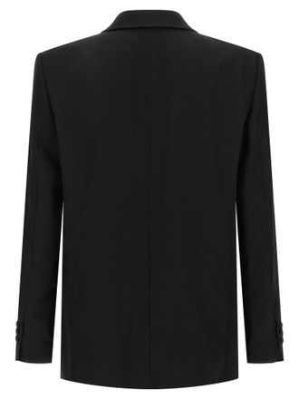 Balmain Crystal-Embellished Blazer - Black