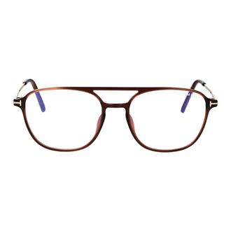 Tom Ford Ft5874-B Optikgestell - - Accessories - Herren - Braun - 54 MM