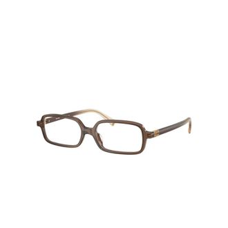 Miu Miu Rechteckige Brille - - Accessories - Damen - Braun - 53 MM