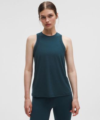 lululemon D&eacute;bardeur dentra&icirc;nement en jersey pour Femmes - Bleu - Taille 8