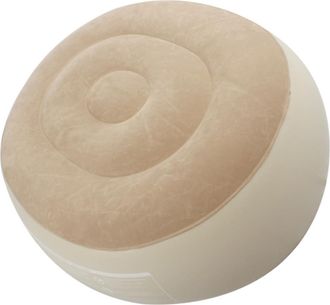 Cabilock Flocking Aufblasbarer Fußhocker Tragbarer Lazy Foot Stool Kompakt Leicht Vielseitig für Outdoor Büro Reisen Einfach zu Verstauen und Transportieren