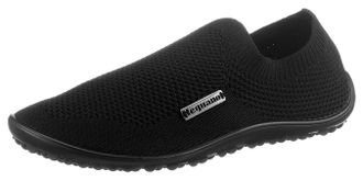 Leguano Barfu&szlig;schuh LEGUANO SCIO, Damen, Gr. 36, schwarz, Textil, Schuhe Barfu&szlig;schuh, Slipper, Freizeitschuh, Bequemschuh mit seitlichem Logo-Emblem, Topselle