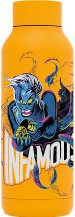 Quokka Villains Ursula Thermosflasche, Edelstahl, massiv, Amber Gelb, 510 ml