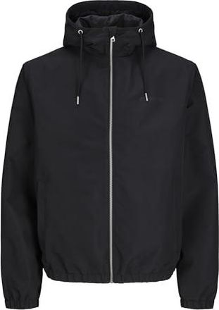 Jack & Jones JJELEGACY LIGHT JACKET HOOD NOOS Homme Coupe-vent noir L 100% Polyester